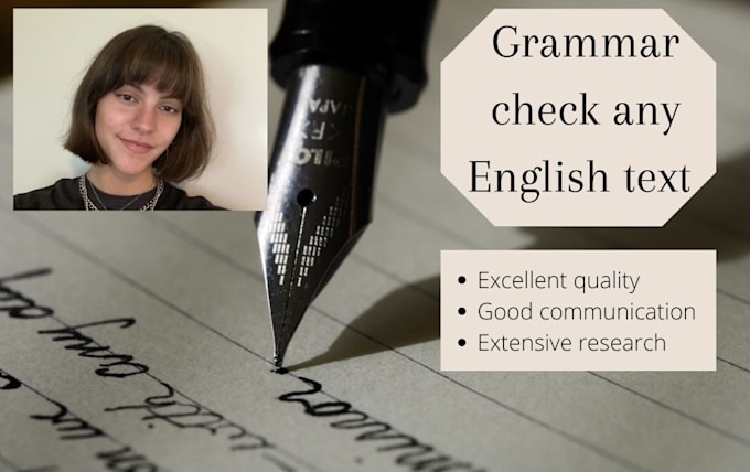 Proofread and grammar check any english text for you by Lievevgriensven ...