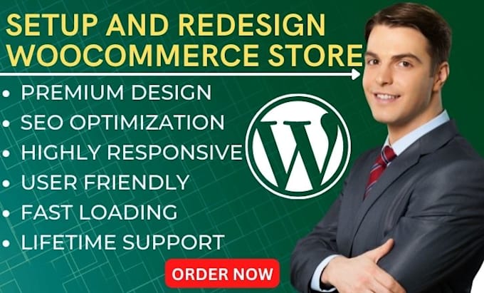 Setup And Redesign Wordpress Woocommerce Store Or Website By B Bimbo