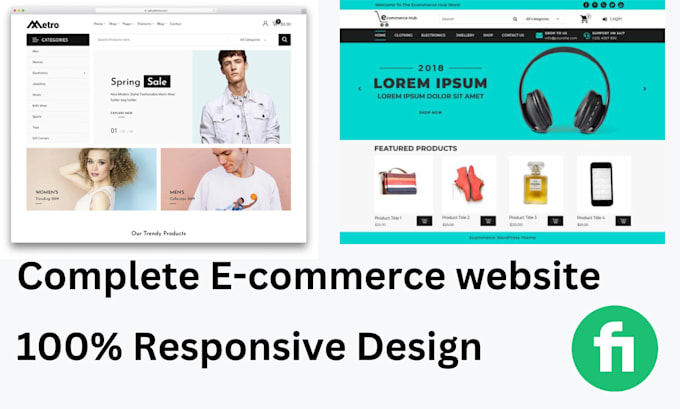 Create Wordpress Ecommerce Woocommerce And Online Store By Adnan