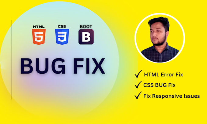 Fix html css bugs and responsive issues by Kabbo812 | Fiverr Fix html css bugs and responsive issues by Kabbo812 | Fiverr