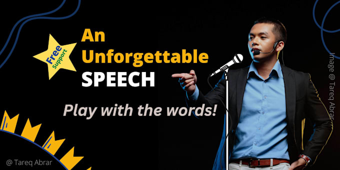 Be instant speech writer, play with the words by Tareq_abrar_03 | Fiverr