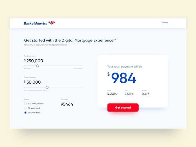Develop unique loan calculator with react by Horvathz | Fiverr