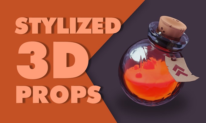 Create stylized 3d props for your game by Smaex_art | Fiverr