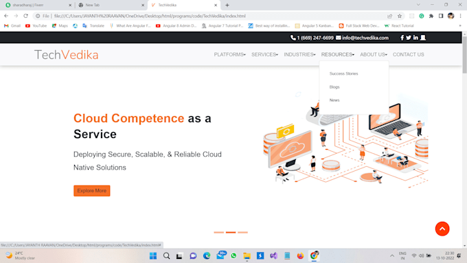 Design Html Css Bootstrap And Javascript Websites By Sharadharaj Fiverr 