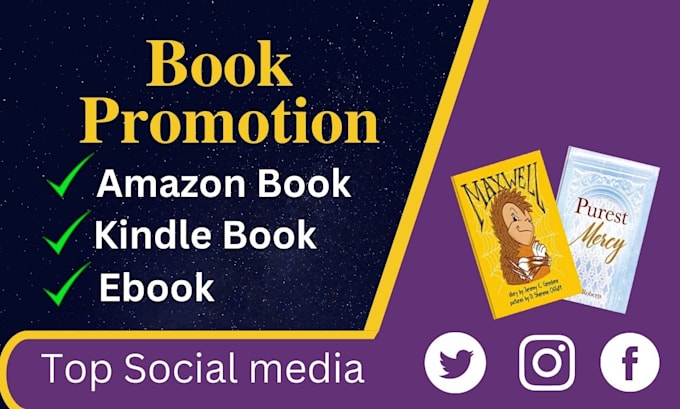 Do organic amazon book promotion, kindle book promotion, ebook ...