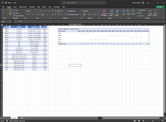Build and automate your custom excel spreadsheet by Gabrielwagner49 ... Build and automate your custom excel spreadsheet by Gabrielwagner49 ...