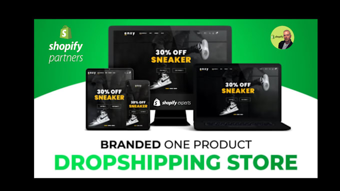 Create a branded one product shopify dropshipping store by Danhocking ...