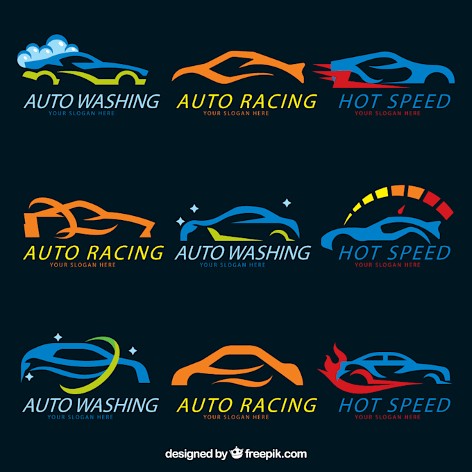 Do amazing car logo design, modern line art text, icon by Saikat017 ...