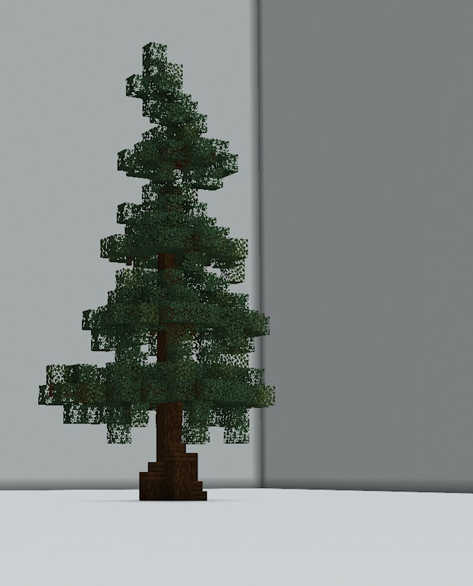 Build you a custom minecraft spruce tree for ten dollars by The_build ...