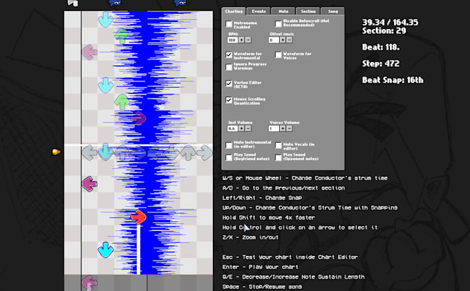 Chart for your fnf mod by Jordanmodshop | Fiverr