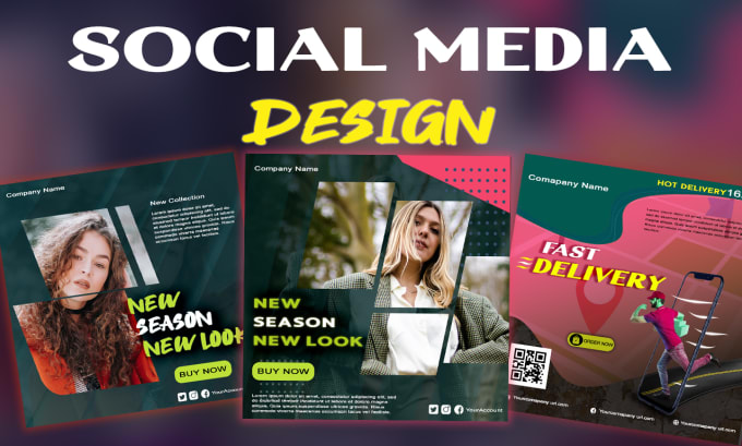 Design attractive social media posts, banner by Zubayedstudio | Fiverr