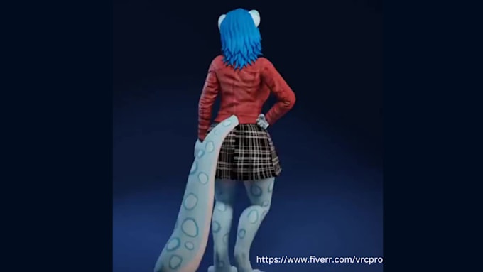 Do turnaround vrchat avatar furry avatar vr character vrchat model ...