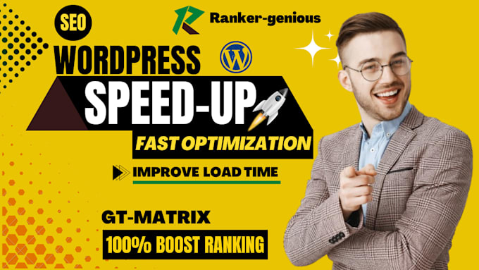 Wordpress speed optimization, speed up website, google page speed insights by Ranker_genious ...
