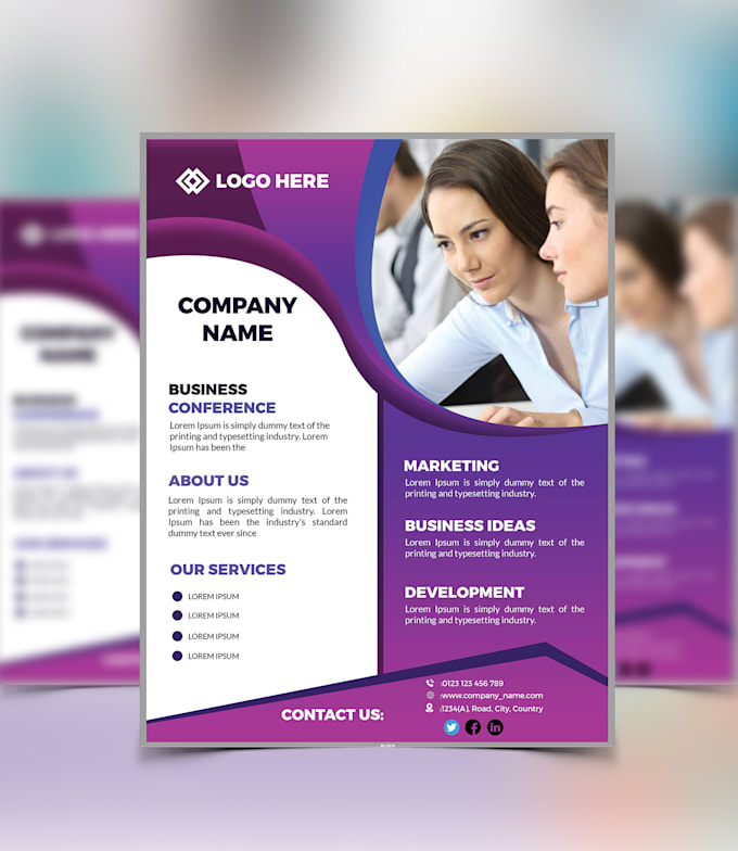 Design amazing corporate and business flyer, banner by Jakir2021 | Fiverr