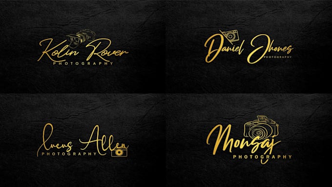 Design modern and unique photography signature logo by Yashstudio_ | Fiverr