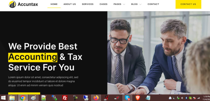 Design and build your accounting website design by Kristylove | Fiverr
