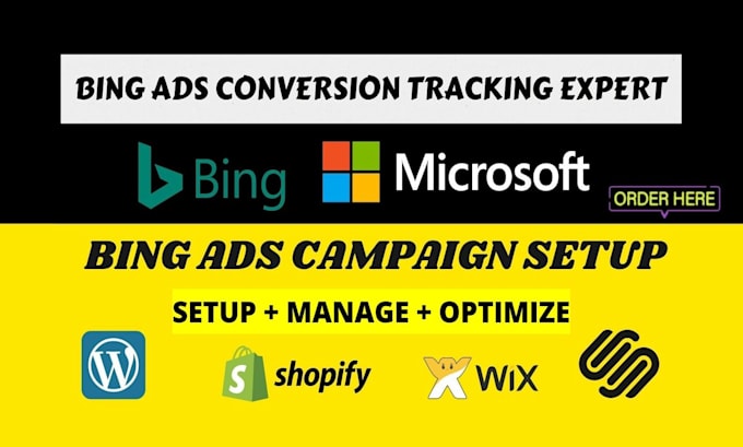 Manage your microsoft bing search ads ppc campaign by Imranbro123 | Fiverr