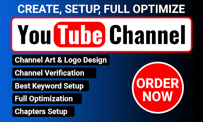 Create and setup youtube channel for you by Munjurmd | Fiverr