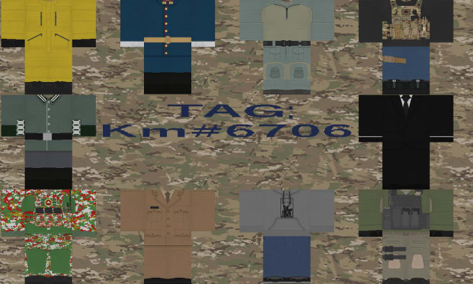 Create 2d softline roblox clothing for you by Kmg4mer65 | Fiverr