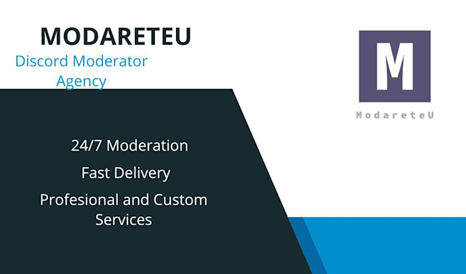 Moderate your discord server by Modareteu | Fiverr