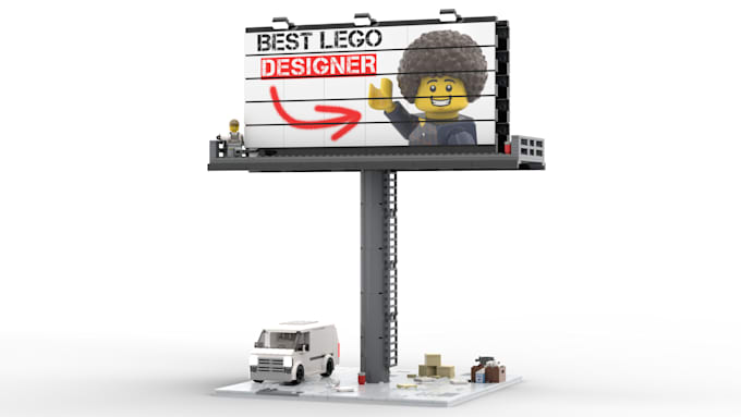 Design you a professional lego model with step by step pdf instructions ...