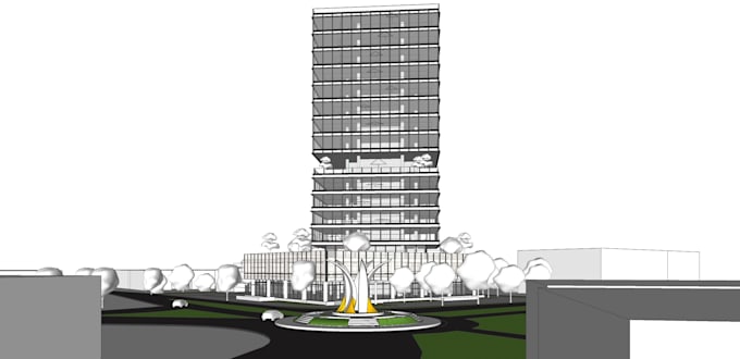 Design exterior 3d models sketchup building architecture by ...