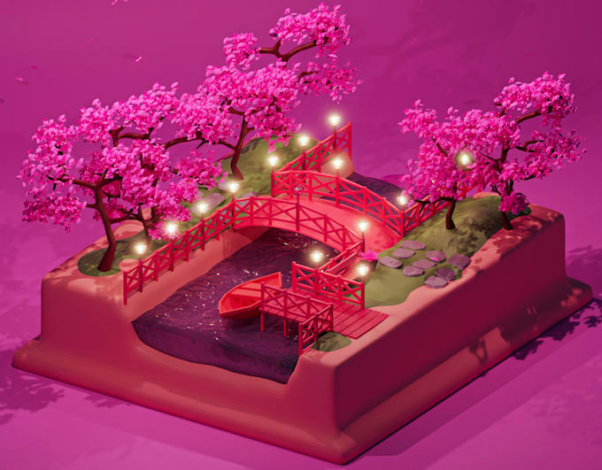 Create low poly 3d object for you in blender by Arieckkudus | Fiverr