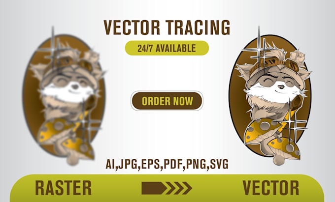 Make high quality manual vector tracing,convert logo to vector,image vector by Ayazdesignx | Fiverr