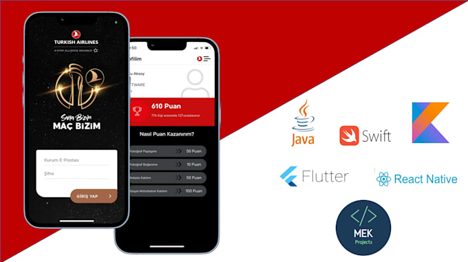 Develop hybrid and native mobile apps from scratch by Mekprojects | Fiverr