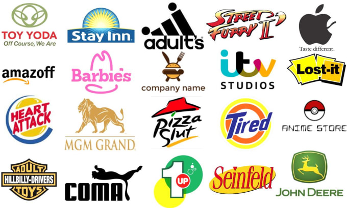 Make a professional custom parody, mlb, nfl, nhl, nba, bootleg logo for brands by Umar3749 | Fiverr