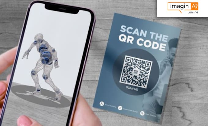 Create web augmented reality qr codes by Saikiran824 | Fiverr