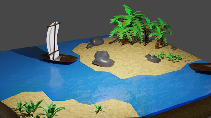 Create low poly 3d models in blender by Archidesignmdlr | Fiverr