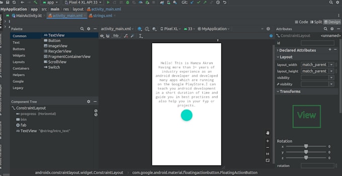 Teach You Android Development And Help You In Your Projects By Hamza