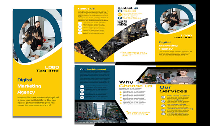 Create professional looking brochure by Geralddeo | Fiverr