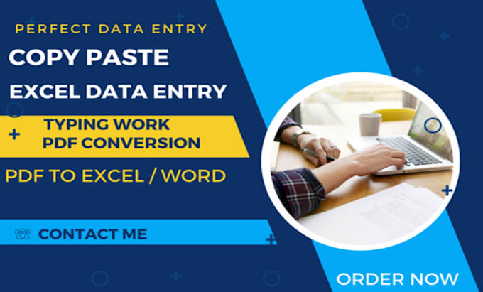 Data entry, typing job, excel data entry, data collection by Hifza991 | Fiverr