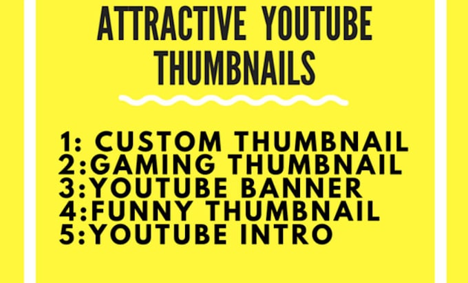 Make custom youtube thumbnail, by Alyanathar | Fiverr