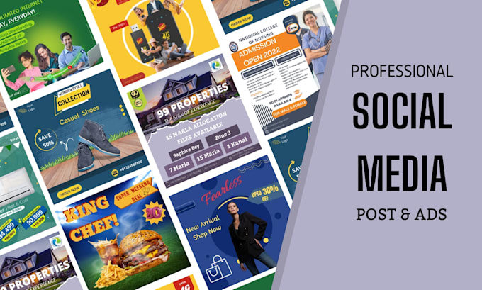 Create social media post and ad design using canva by Programbuilder ...