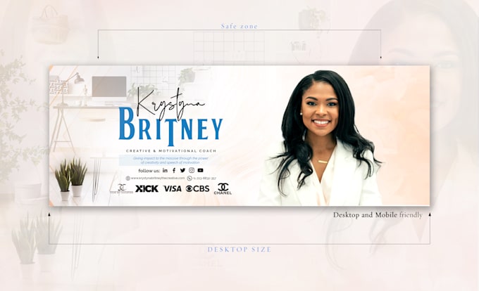 Design elegant fb banner, web banner, youtube banner by Sasha_ideal ...