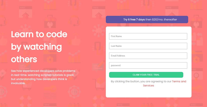 Design modern html landing page by Ebube97 | Fiverr