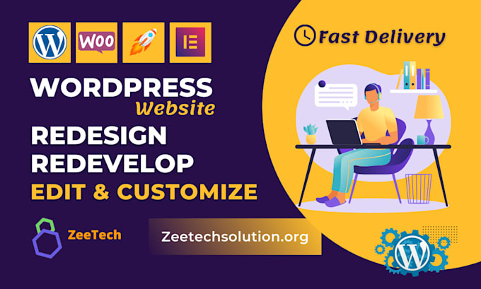 Redevelop redesign, update, edit, and rebuild wordpress website by Majidsameja | Fiverr