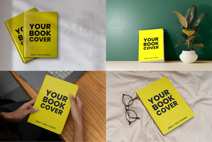 Create 3d book cover mockup in 10 different styles by Roshani93 | Fiverr