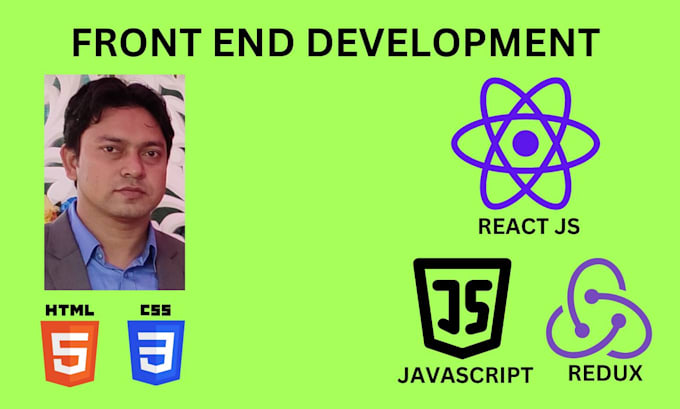 Be your front end web developer in react js and javascript by Monzur ...
