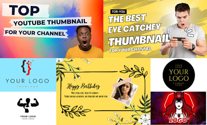 Design unique thumbnail for your channel by Deepdey725 | Fiverr