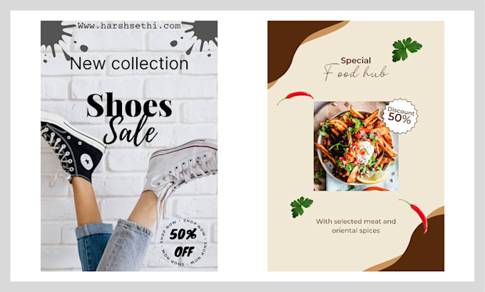 Create impressive poster and flyer design for your online marketing by ...