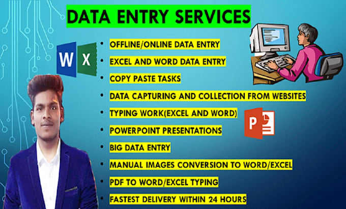 Entry, typing, copy paste, excel data entry, by Tuleshdiwan | Fiverr Entry, typing, copy paste, excel data entry, by Tuleshdiwan | Fiverr