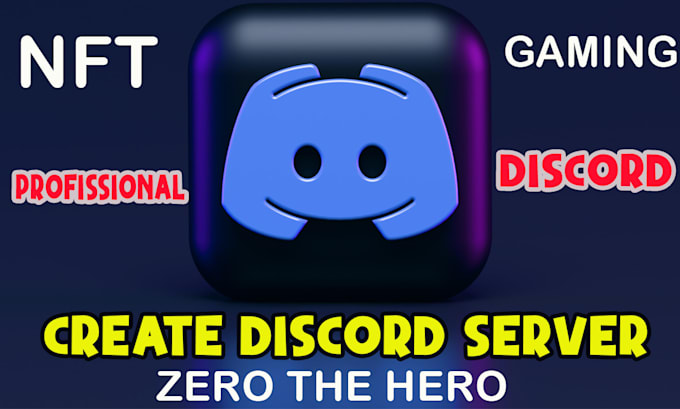 Create a professional discord server setup a new or existing one by Appmer | Fiverr