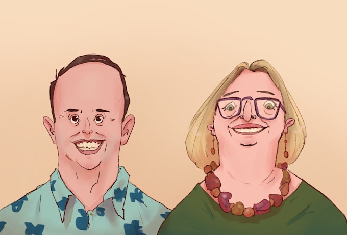 Create portraits in a unique style by Scumug | Fiverr