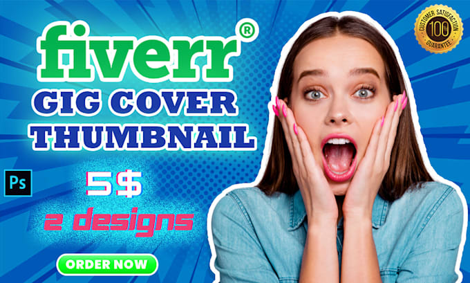 Create fiverr gig thumbnails, gig cover, gig picture, gig image by ...