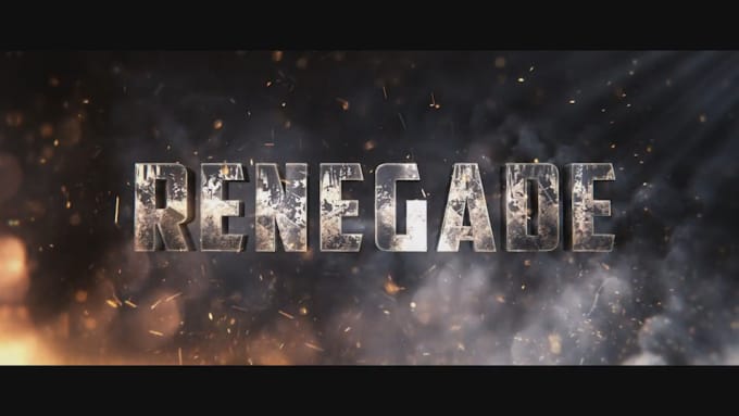 Create epic fire logo reveal intro animation video 4k 120fps by ...