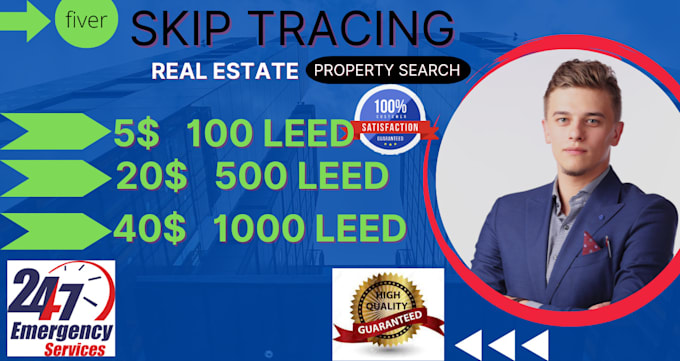 Do real estate skip tracing services by tloxp by Expert_ghaffar | Fiverr